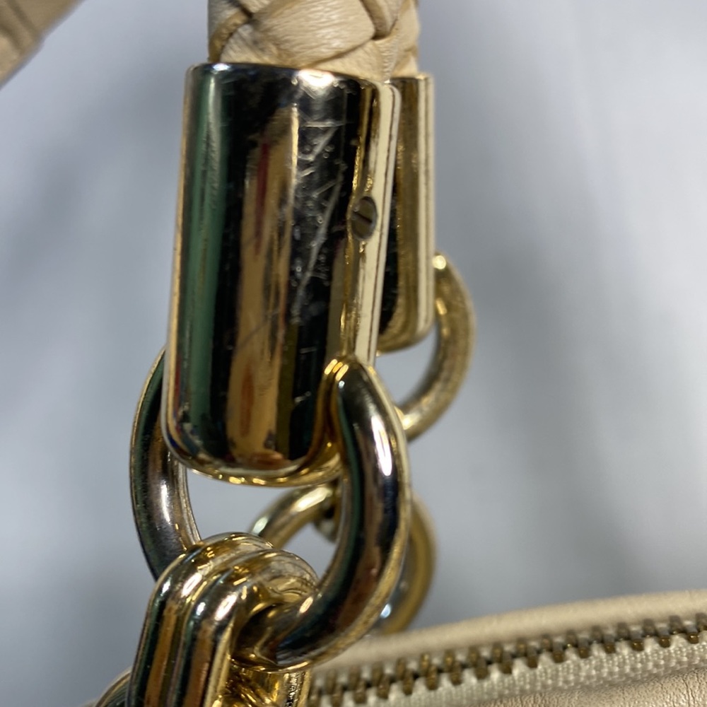 Coach Madison Lindsey Bag Embossed Metallic Python - Gem